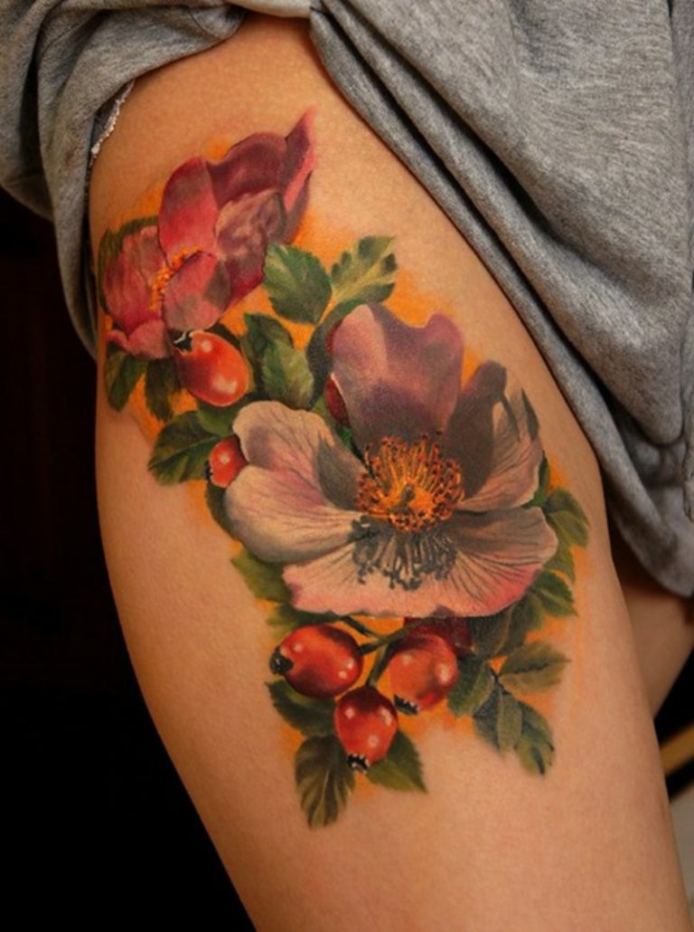 Tattoos Blumen und ihre verborgene Bedeutung - Deko & Feiern, DIY ...