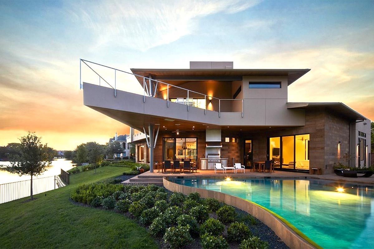 Im Luxushaus wohnen - der Traum von vielen Leuten auf der Welt - Architektur, Traumhäuser - ZENIDEEN