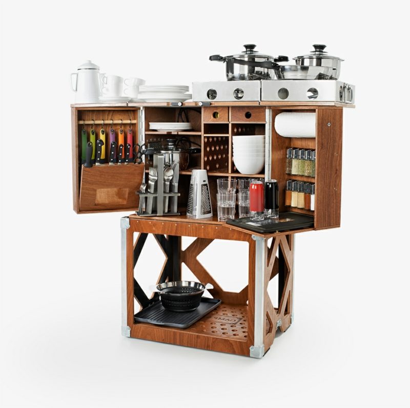 Mobile Küche: 22 kreative Ideen für mehr Komfort und Flexibilität