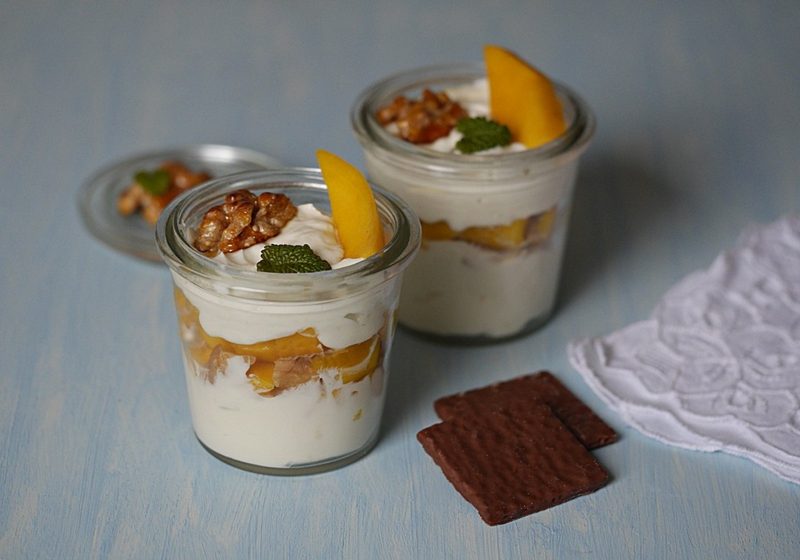 Wunderbar Dessert Mit Magerquark Bilder