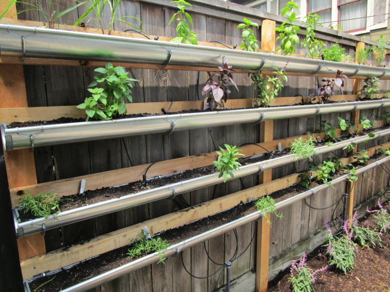 Ein vertikaler Garten selber bauen - DIY Anleitung - Garten, Haus ...