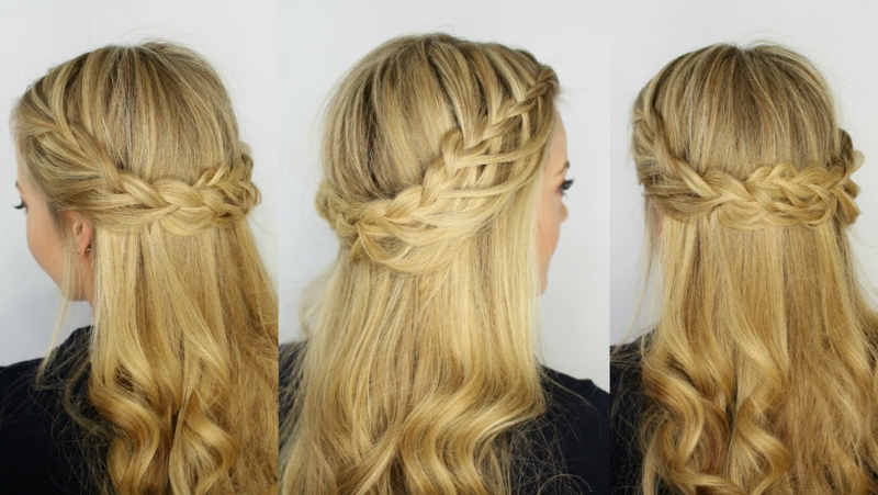 Flechtfrisuren halboffen – faszinierende Ideen zum Nachmachen