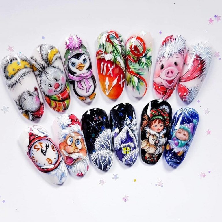 Nageldesign Winter 2018: Die angesagten Muster für den Winter ...