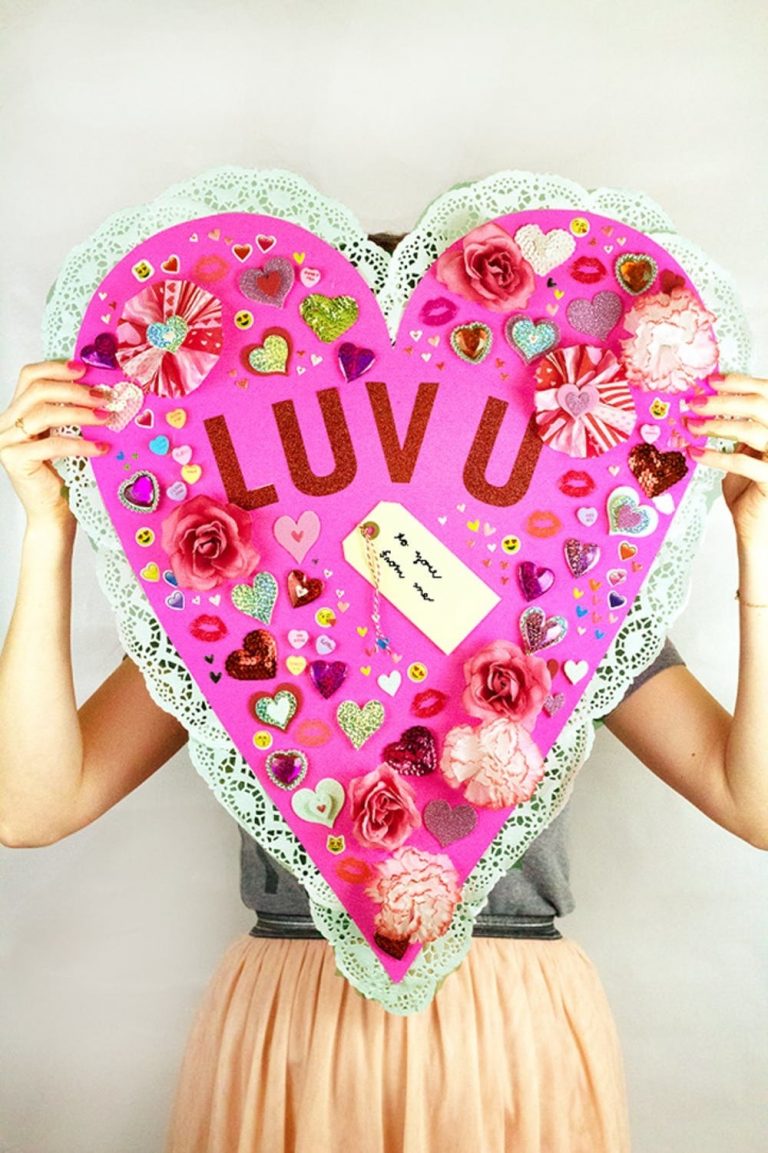 Valentinstag basteln: 30+ kreative Ideen - DIY, Valentinstag - ZENIDEEN