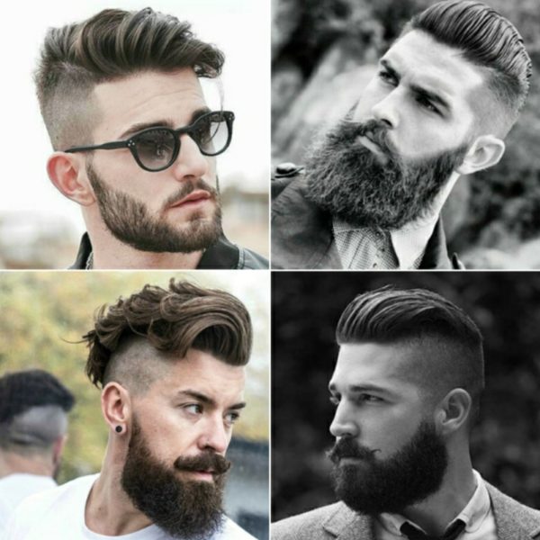 Frisuren mit Vollbart für einen selbstbewussten, maskulinen Look