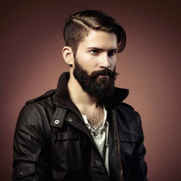 Frisuren mit Vollbart für einen selbstbewussten, maskulinen Look