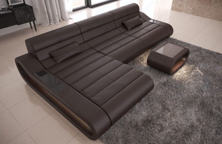 Ledersofa für mehr Chic im Wohnzimmer - 20 coole Designideen