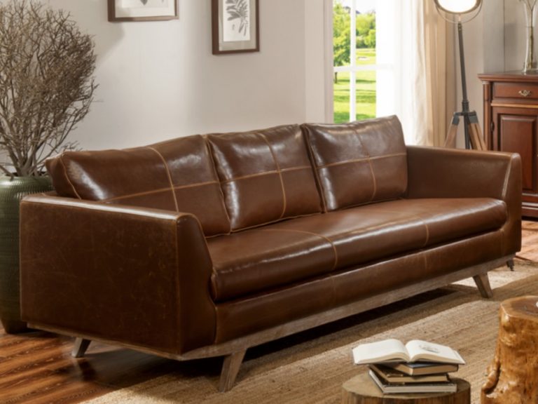 Ledersofa für mehr Chic im Wohnzimmer - 20 coole Designideen