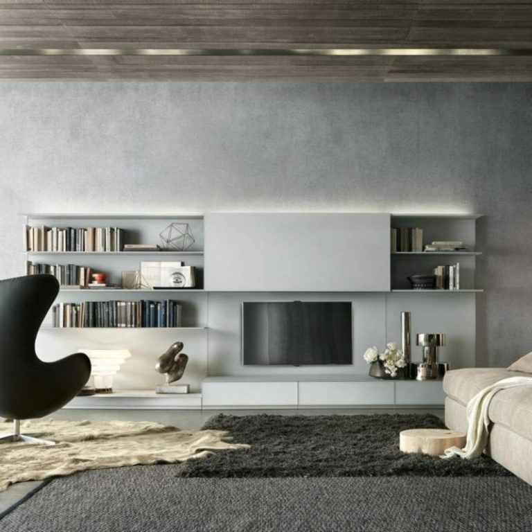 Wohnwand modern: 30+ coole Ideen und Anregungen