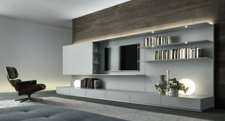 Wohnwand modern: 30+ coole Ideen und Anregungen