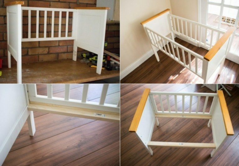 Altes Babybett umbauen: 20+ tolle Upcycling Ideen